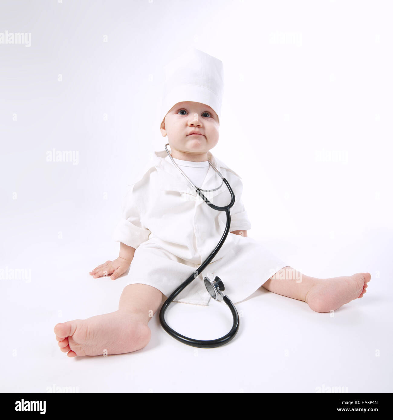 cute little boy playing doctor Stock Photo - Alamy