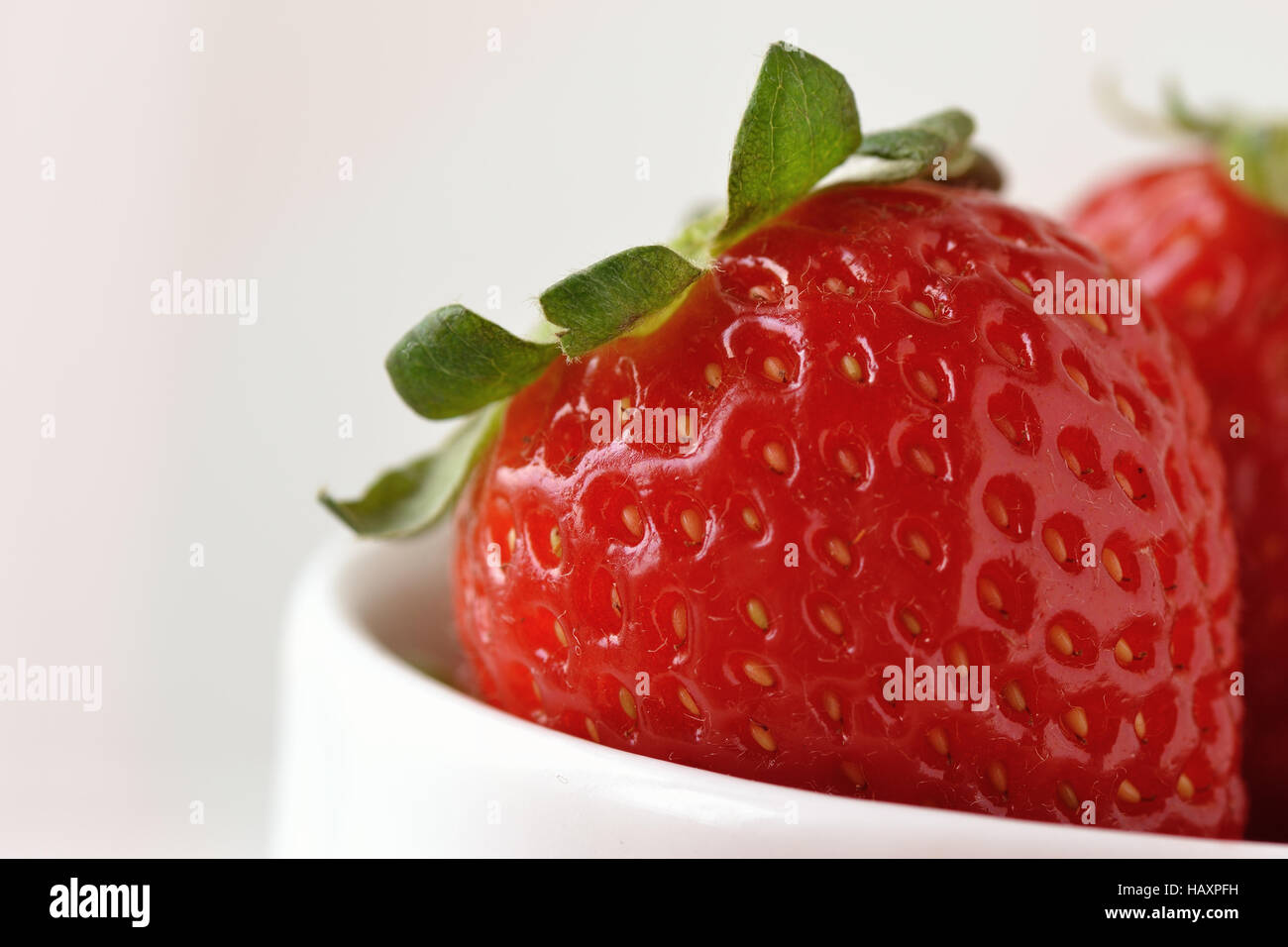 Strawberry in a cup Stock Photo - Alamy