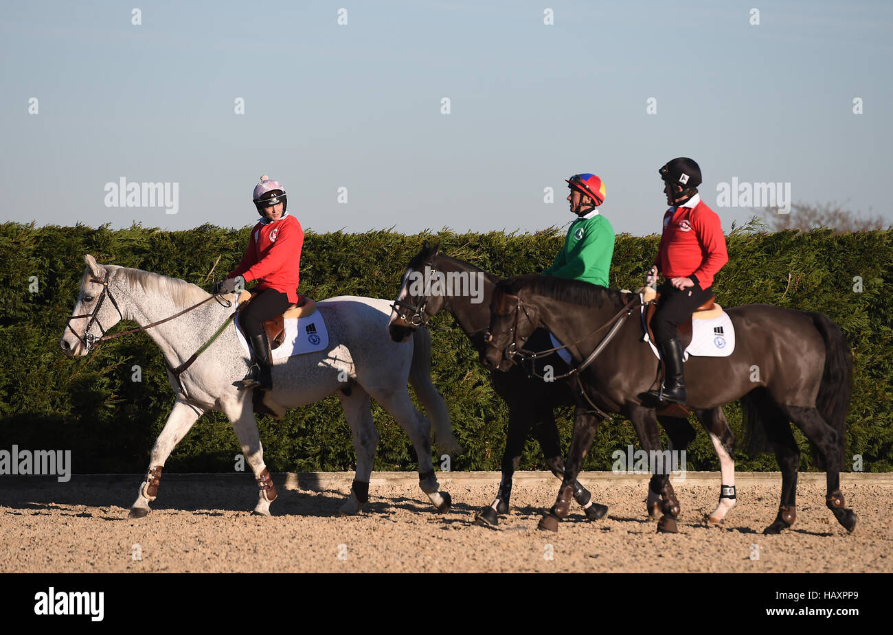 (From left to right) Victoria Pendleton, Frankie Dettori and AP McCoy ...