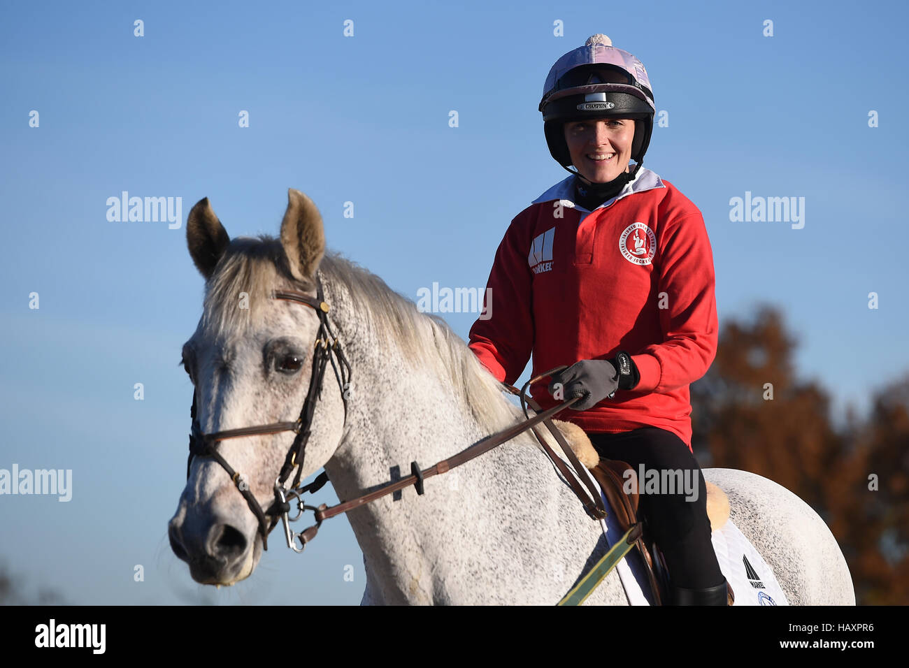 Victoria Pendleton during a lesson in showjumping with Olympic gold ...