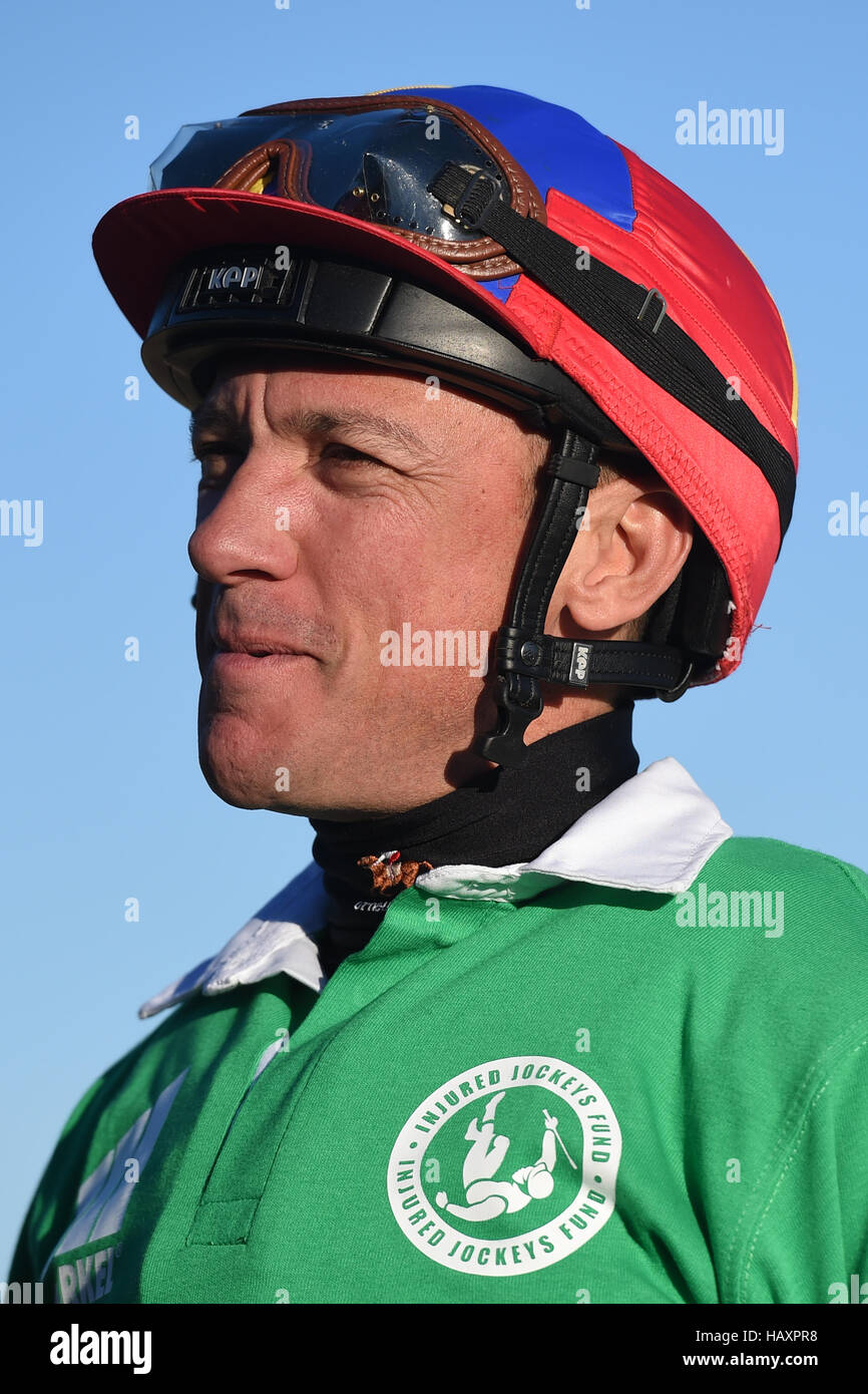Frankie Dettori during a lesson in showjumping with Olympic gold ...