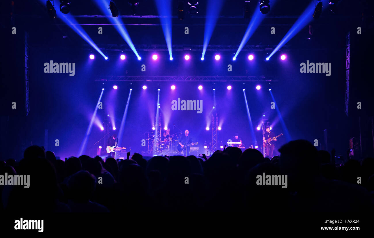 Kyiv, Ukraine. 2nd Dec, 2016. Roman Bilyk, soloist of the russian rock ...