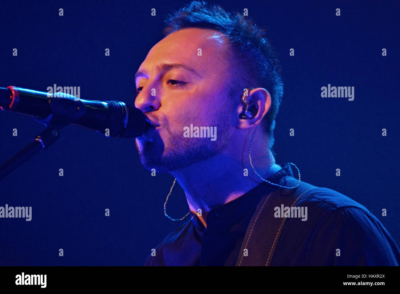 Kyiv, Ukraine. 2nd Dec, 2016. Roman Bilyk, soloist of the russian rock ...