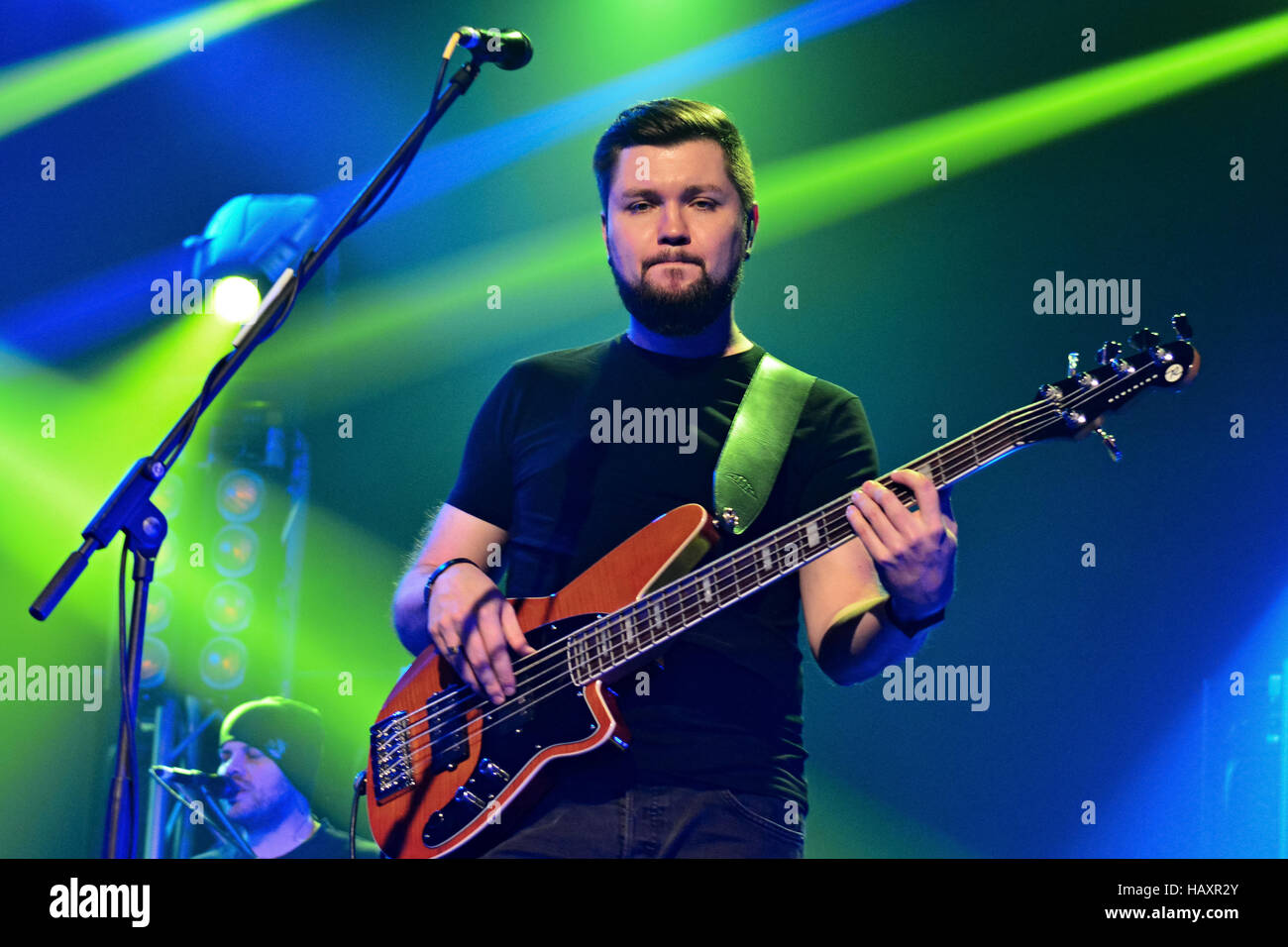 Kyiv, Ukraine. 2nd Dec, 2016. Roman Bilyk, soloist of the russian rock ...