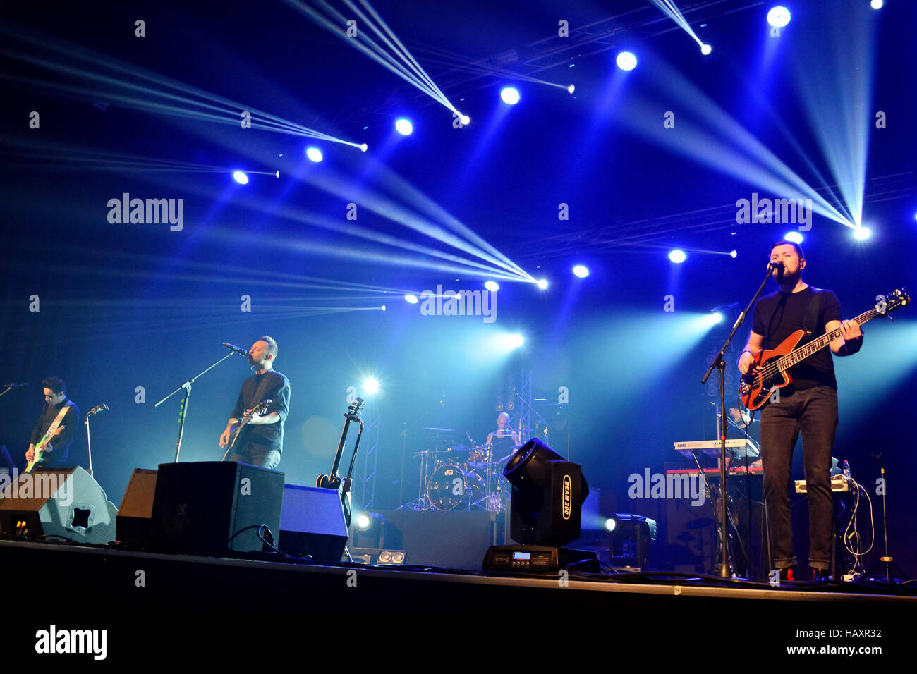 Kyiv, Ukraine. 2nd Dec, 2016. Roman Bilyk, soloist of the russian rock ...