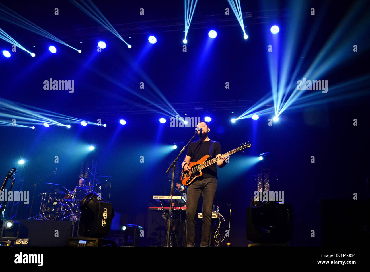 Kyiv, Ukraine. 2nd Dec, 2016. Roman Bilyk, soloist of the russian rock ...