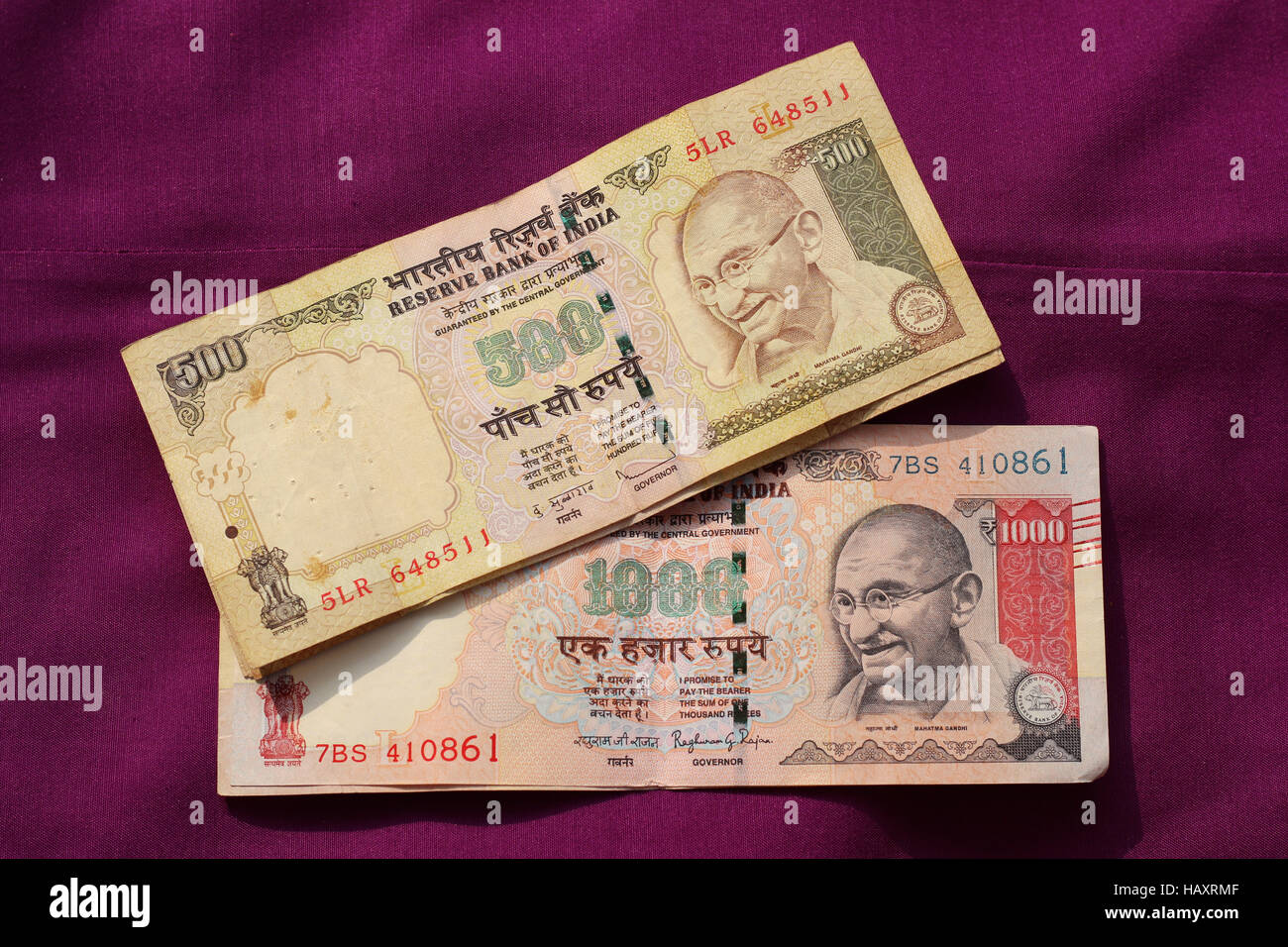 New 1000 rupee note hi-res stock photography and images - Alamy
