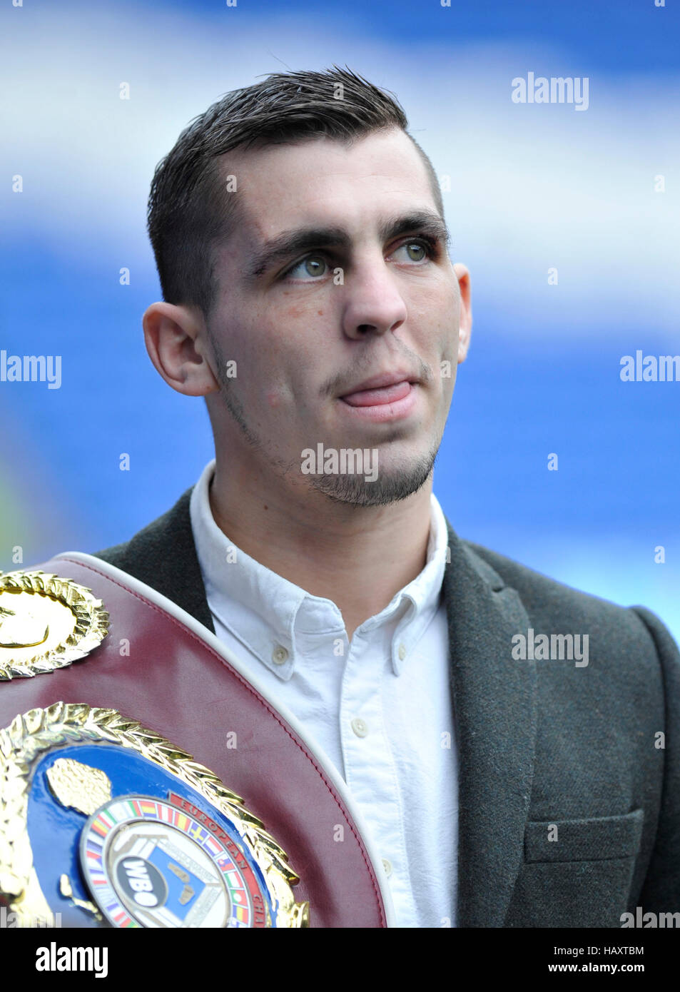 Craig Evans WBO European lightweight champion before the Sky Bet ...