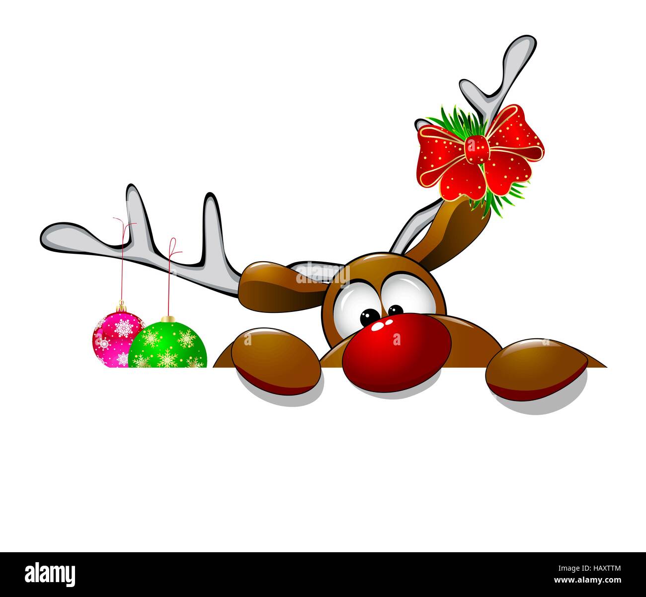 Christmas decorations red square Stock Vector Images - Alamy