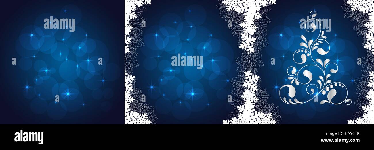 set of christmas cards Stock Vector Image & Art - Alamy