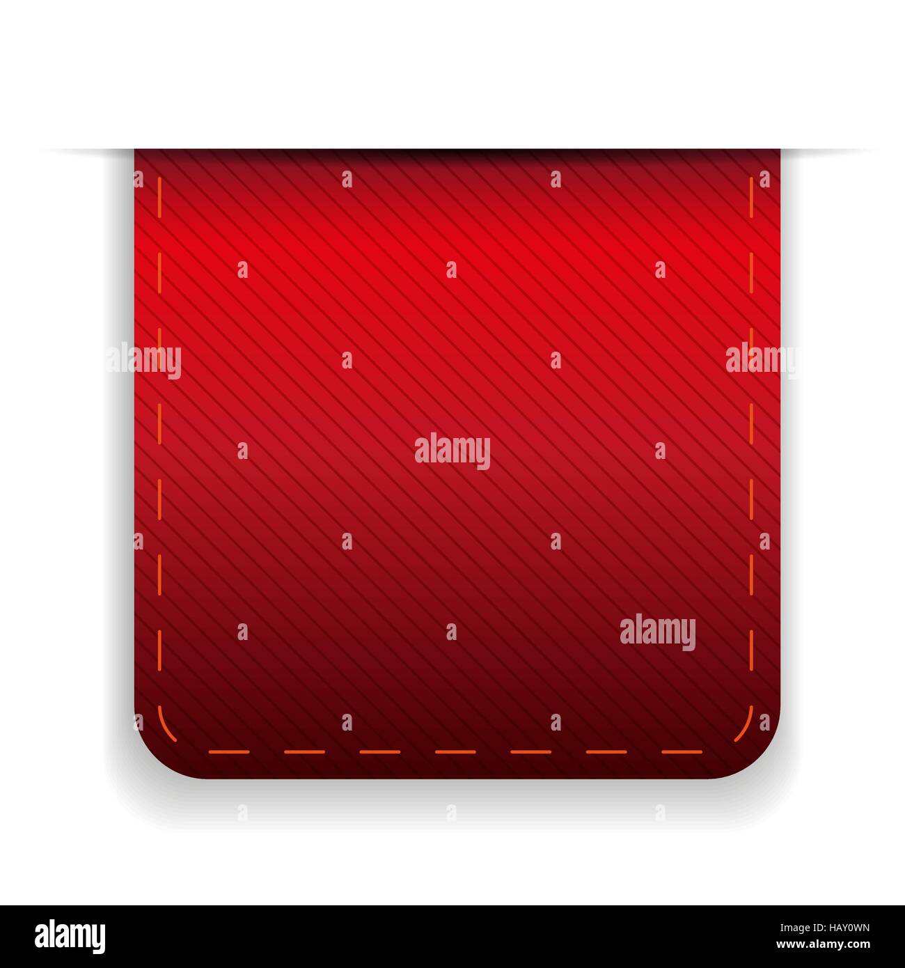 Empty ribbon vector red Stock Vector Image & Art - Alamy