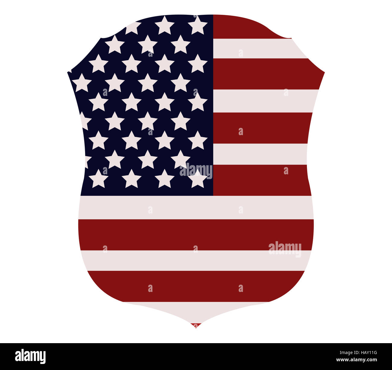 shield with US flag Stock Photo - Alamy