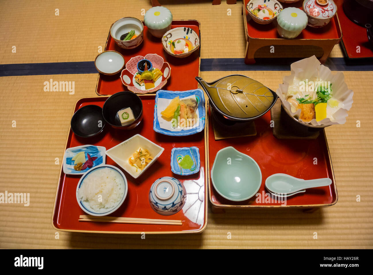 Japanese Shojin Ryori Food Koyasan Japan Stock Photo - Alamy