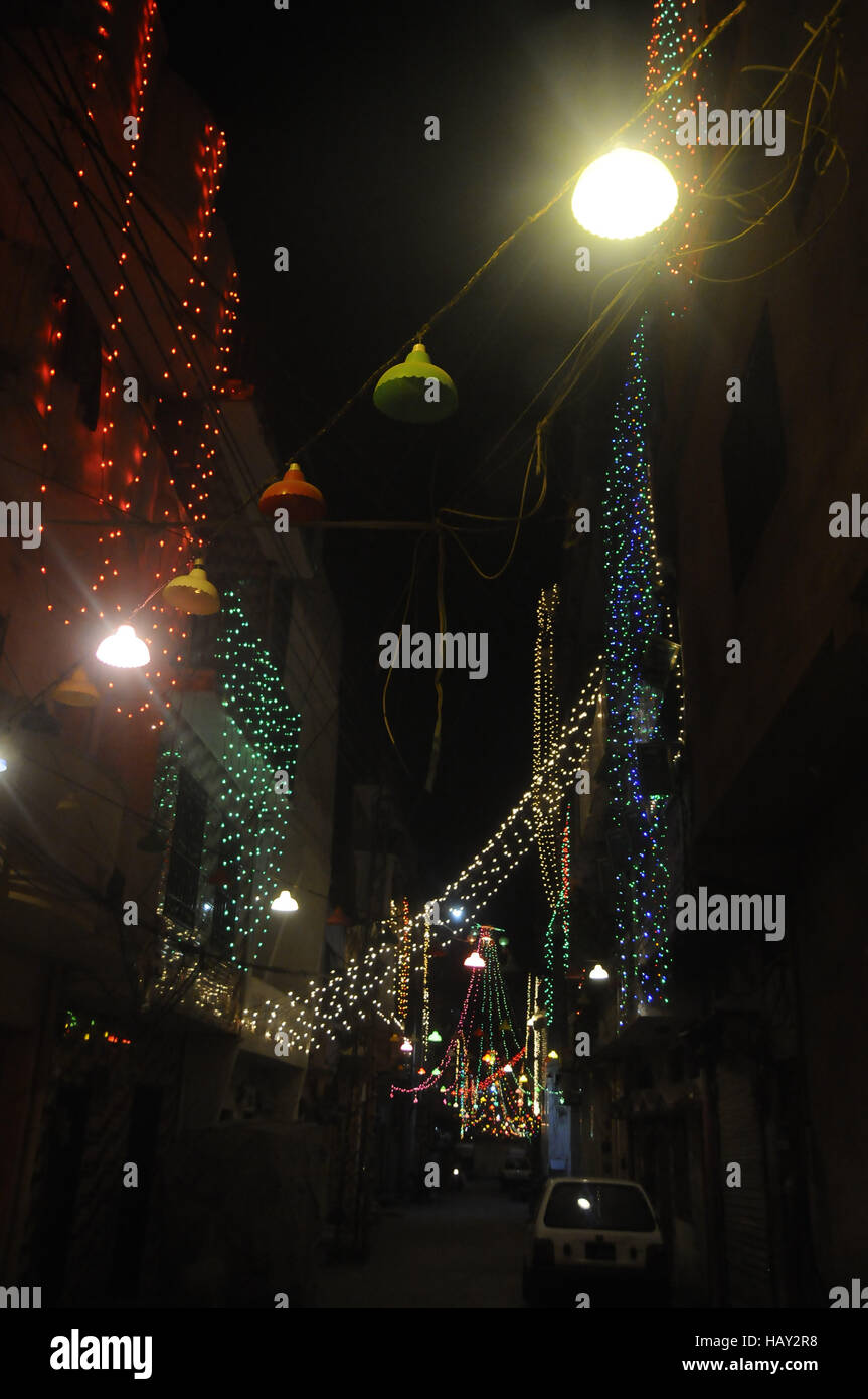 Rawalpindi, Pakistan. 03rd Dec, 2016. A beautiful illuminated view of ...