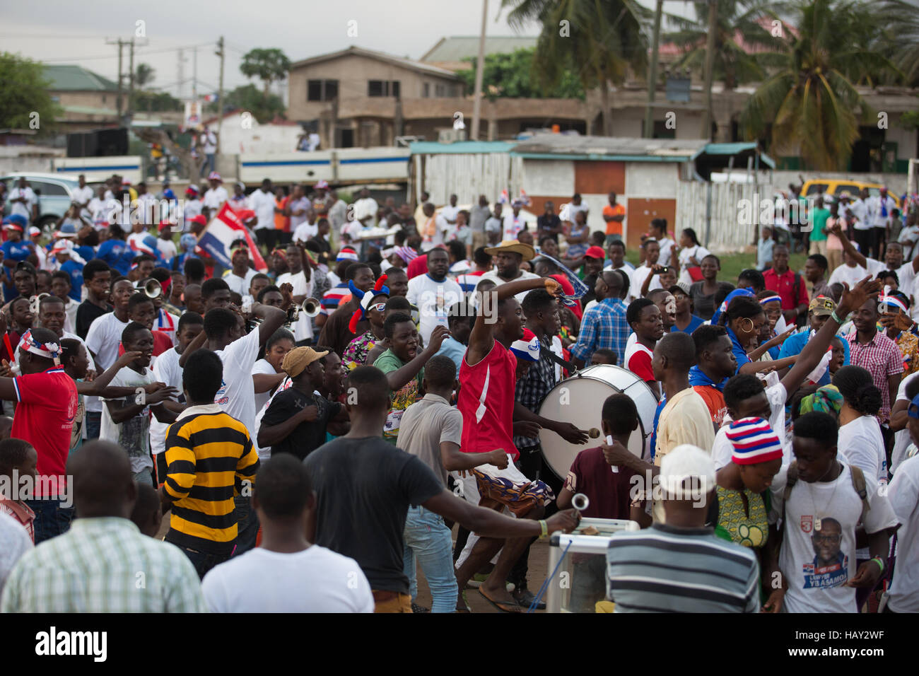 Accra, Ghana. 03rd Dec, 2016. The New Patriotic Party (NPP) political ...