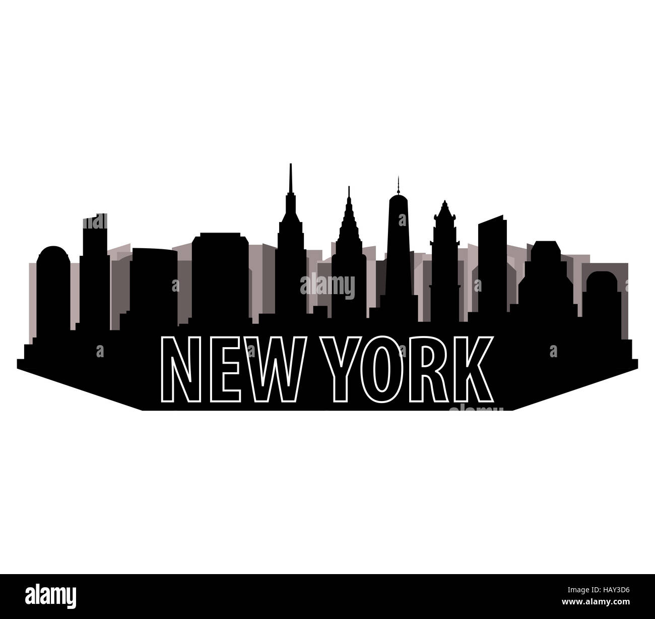 new york skyline Stock Photo - Alamy