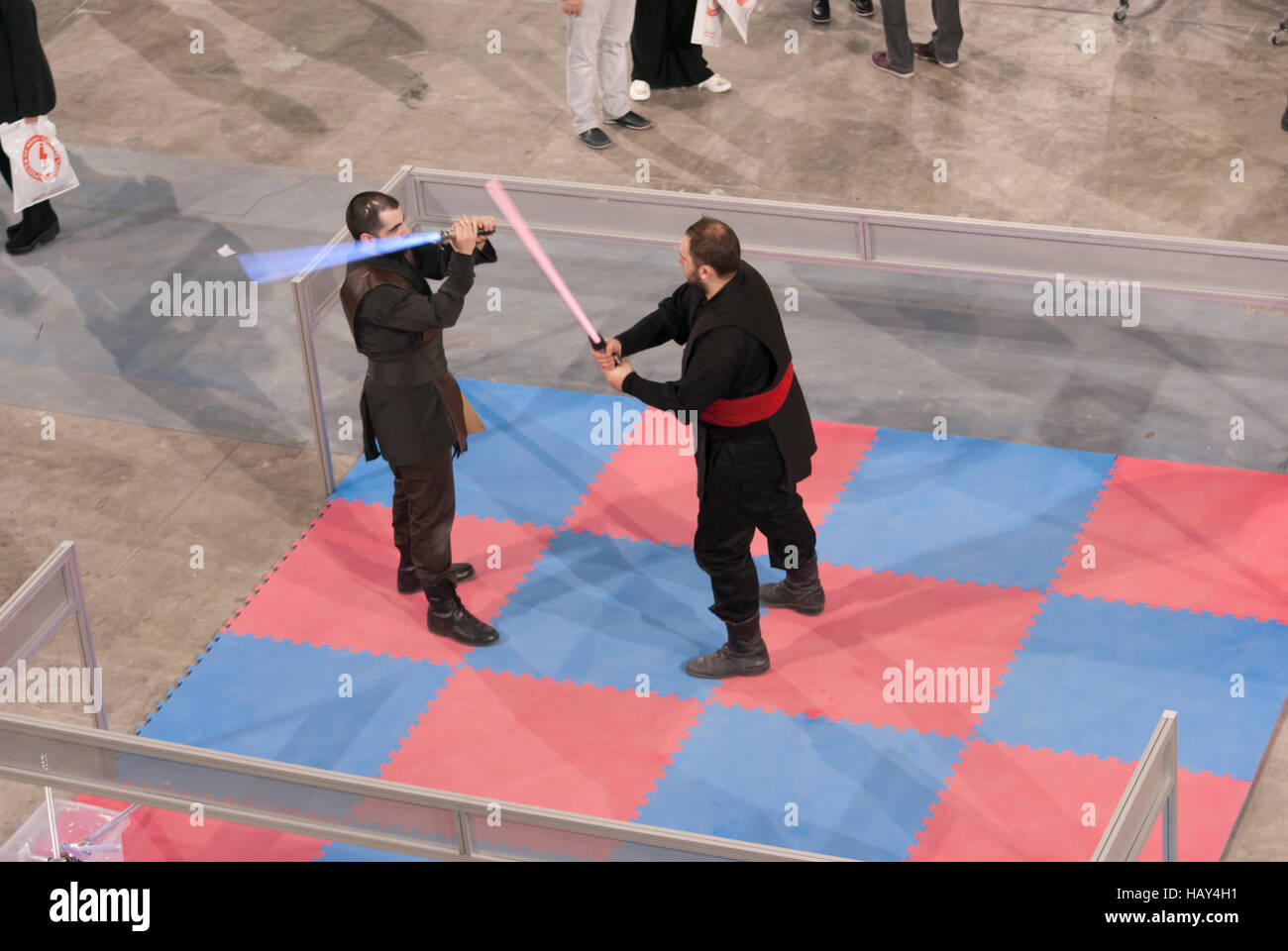 Athens, Greece. 03rd Dec, 2016. AthensCon '16 cosplay Jedi Knights with ...