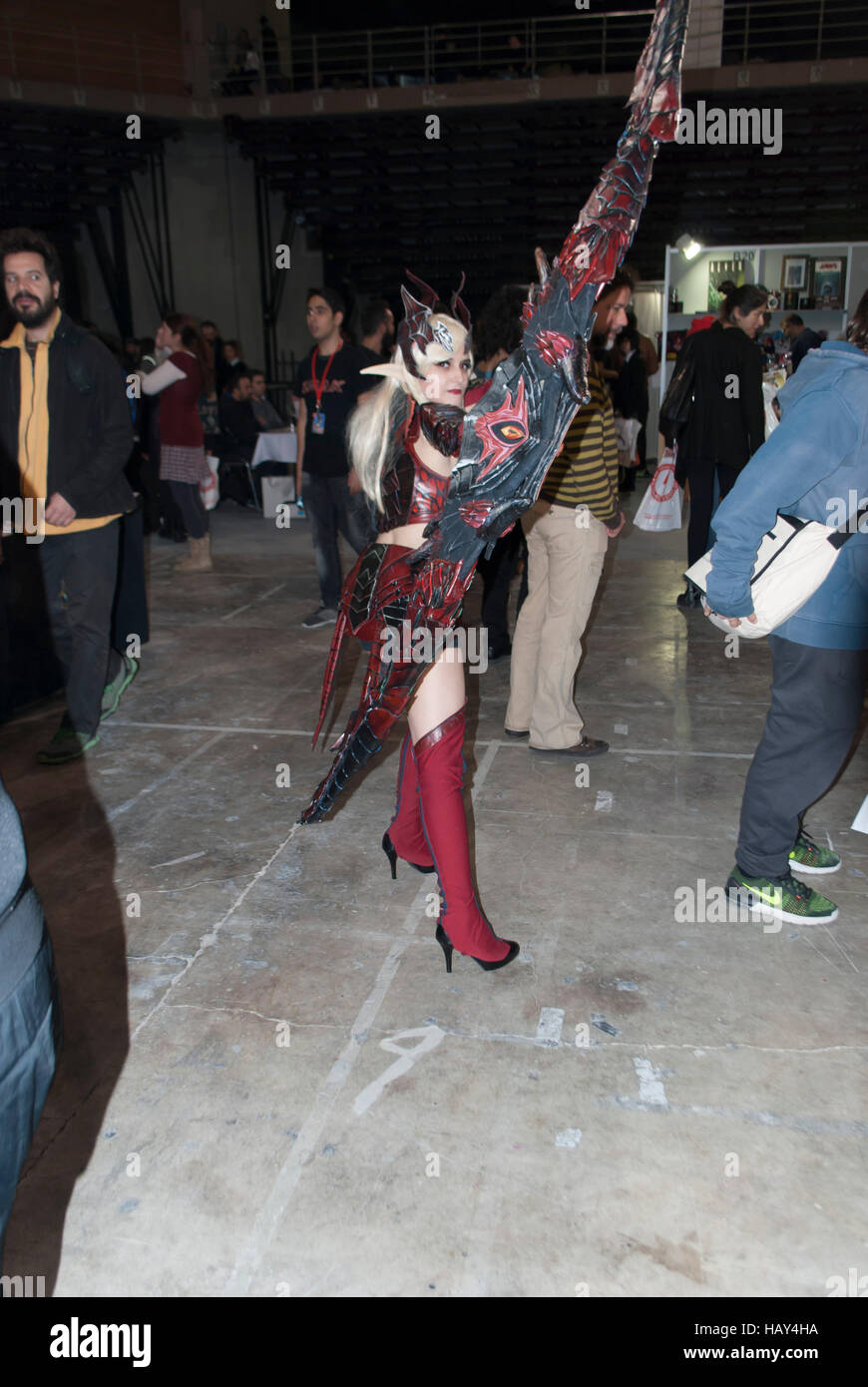 Athens, Greece. 03rd Dec, 2016. AthensCon '16 cosplay. AthensCon is the ...