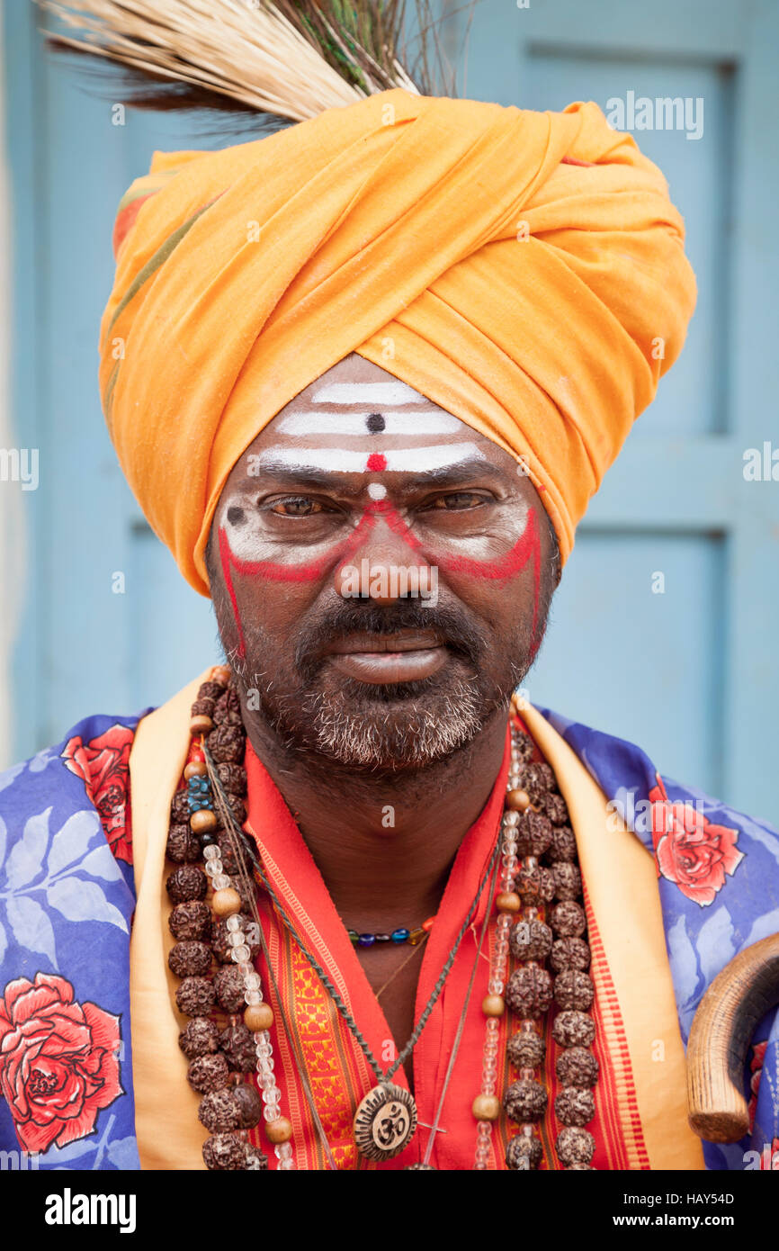Indian god face paint hi-res stock photography and images - Alamy