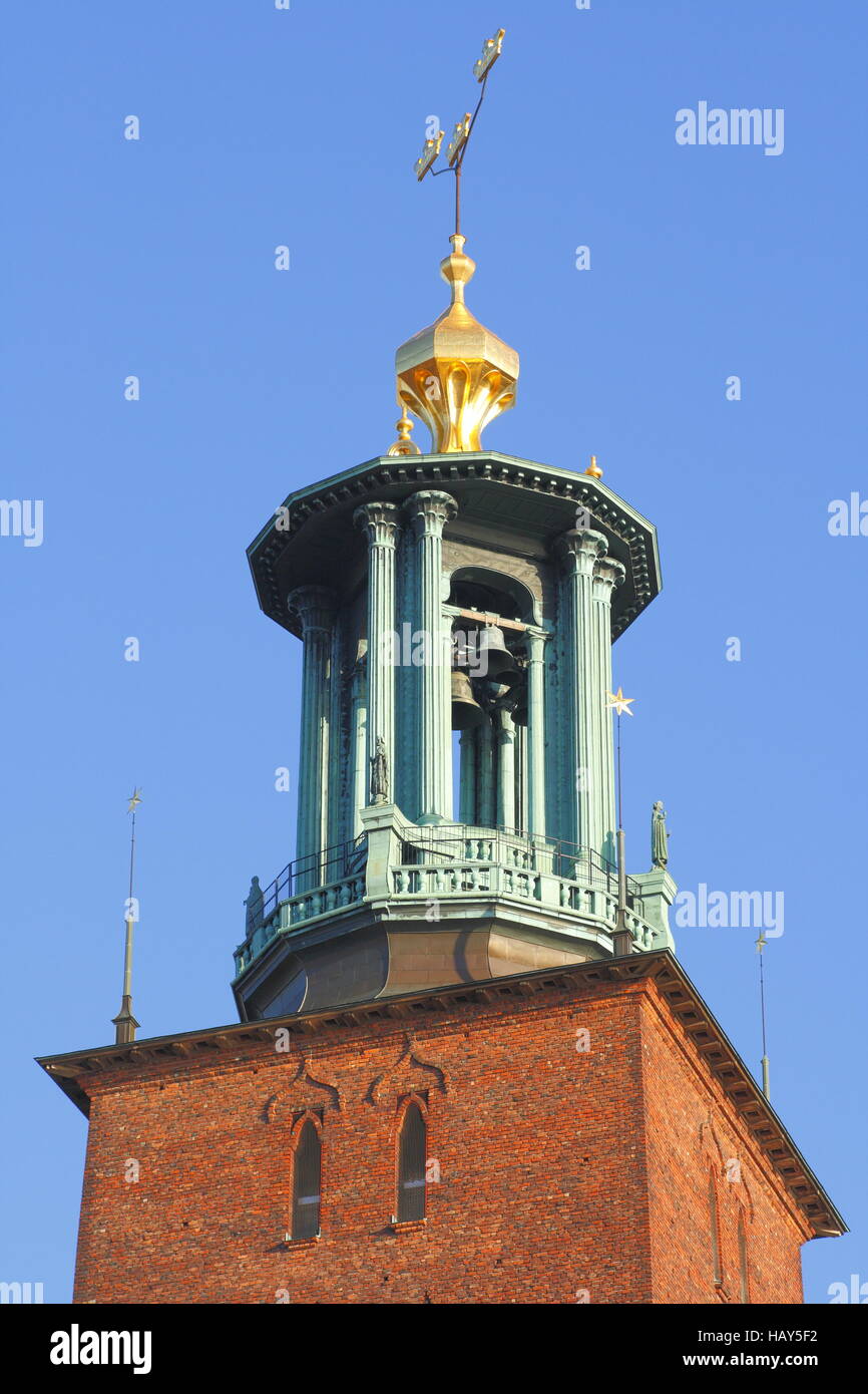 Sweden stockholm golden hall hi-res stock photography and images - Alamy