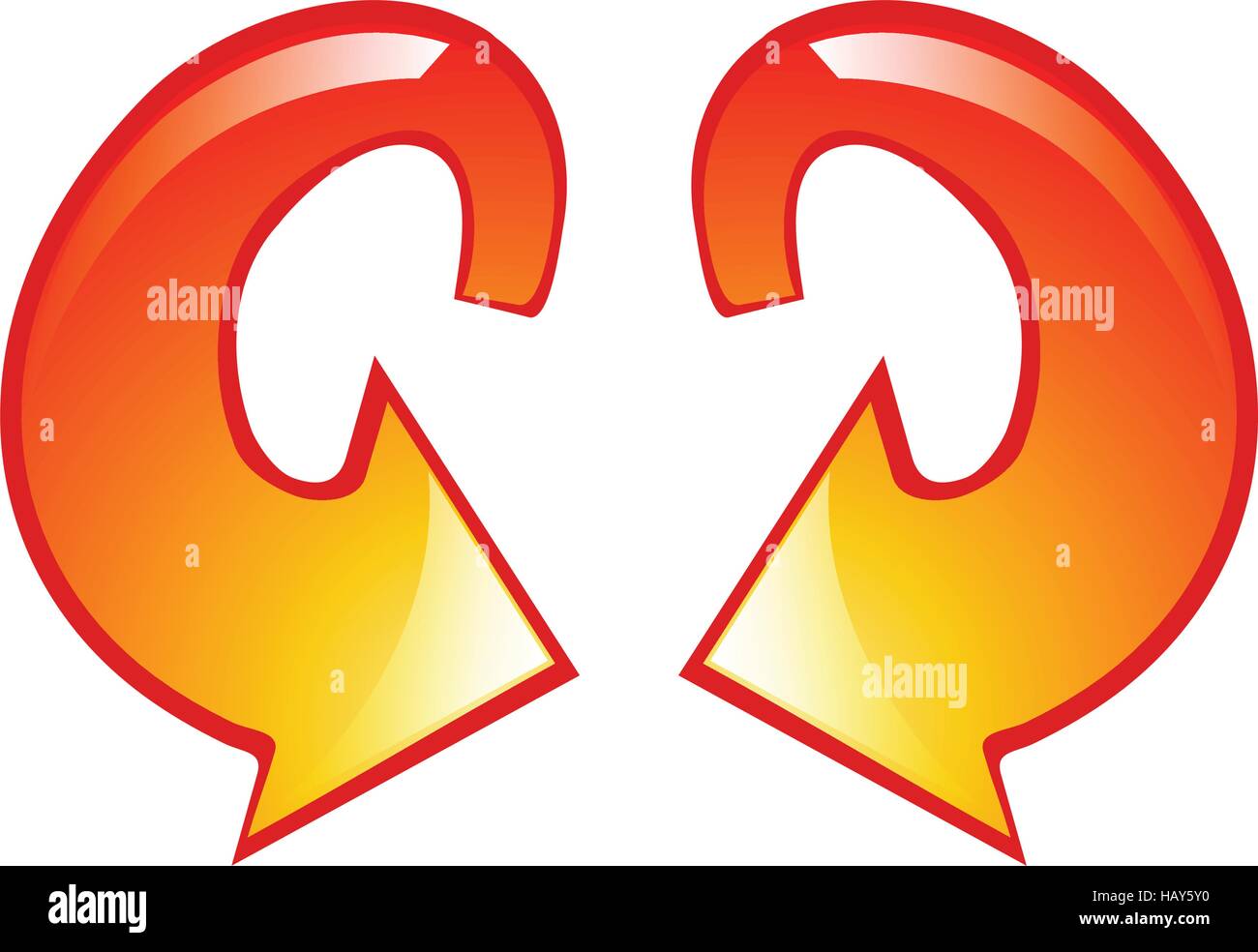 Orthographic arrow Stock Vector Images - Alamy