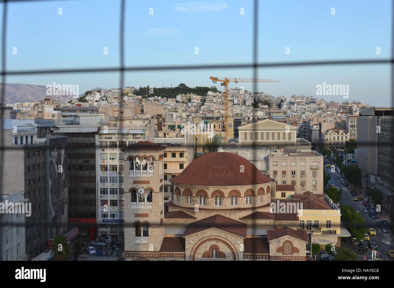 Photos from the tallest building in Athens and once in the Balkans ...