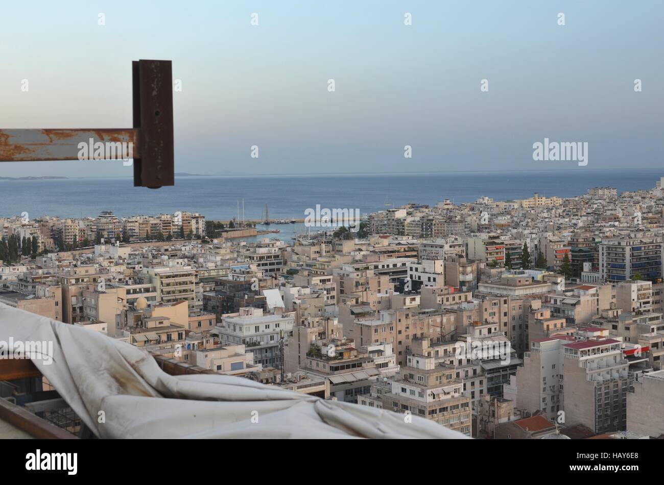Photos from the tallest building in Athens and once in the Balkans ...