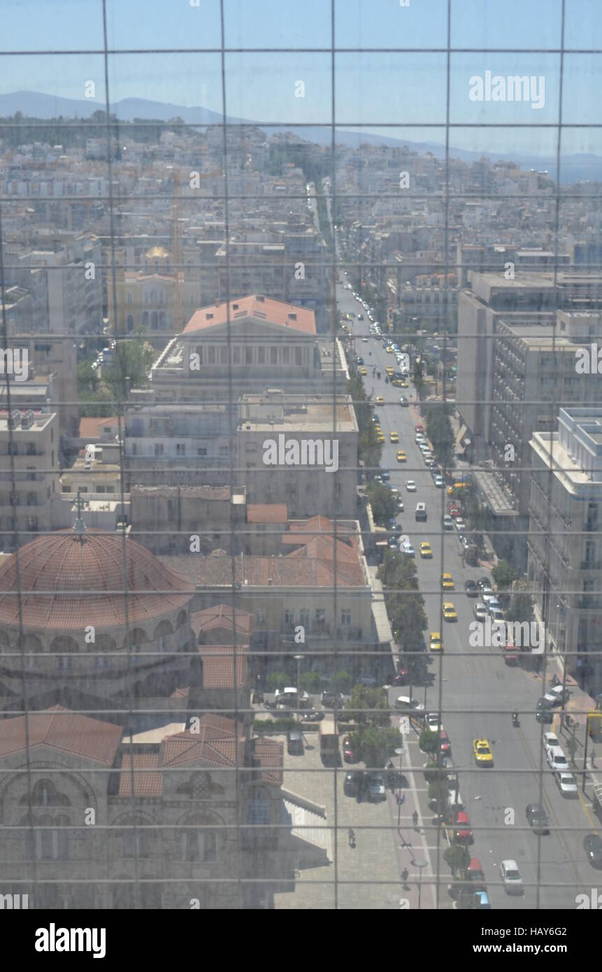 Photos from the tallest building in Athens and once in the Balkans ...