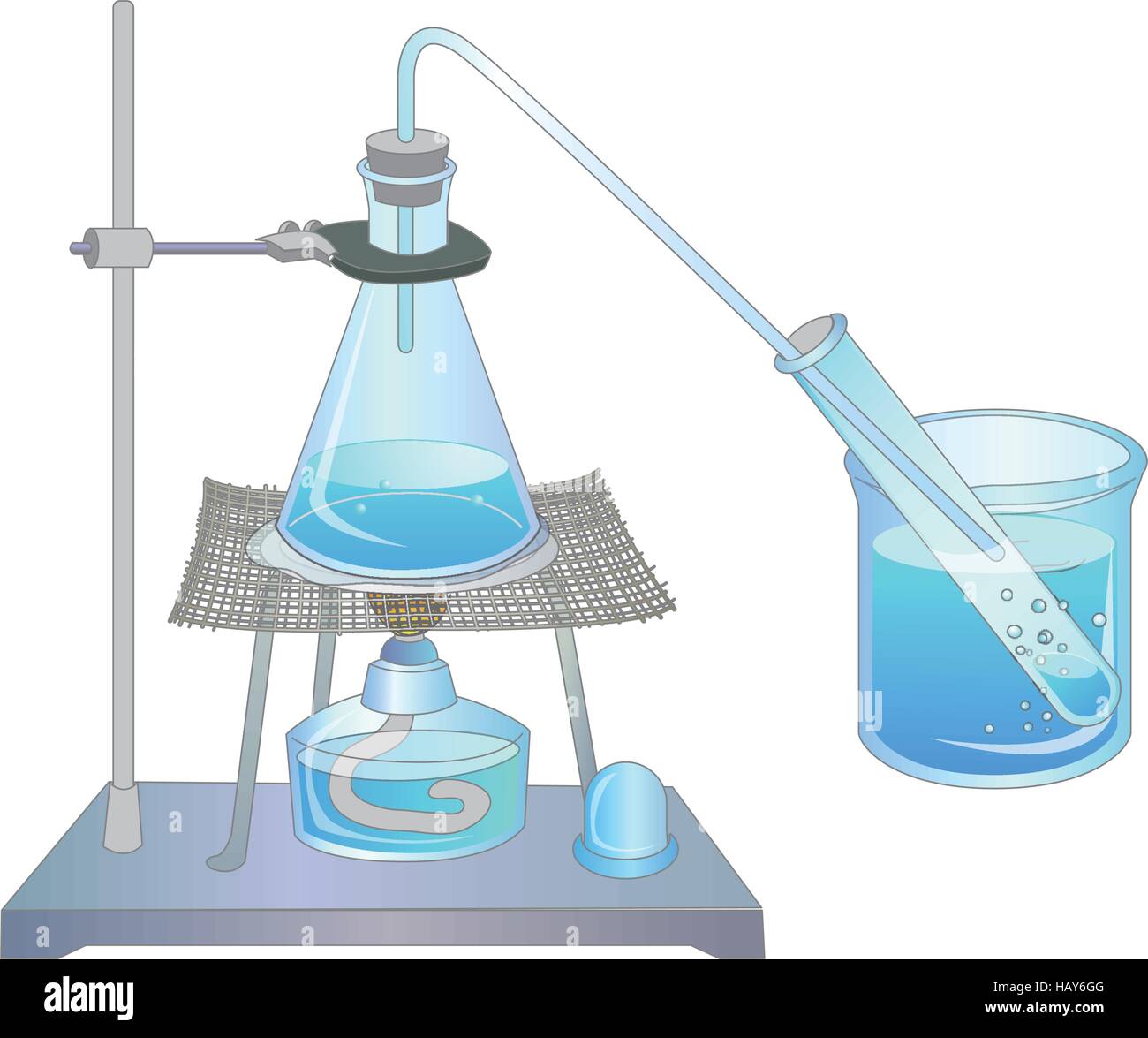 Balloon research flask Stock Vector Images - Alamy