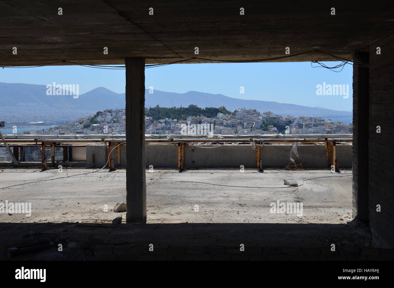 Photos from the tallest building in Athens and once in the Balkans ...