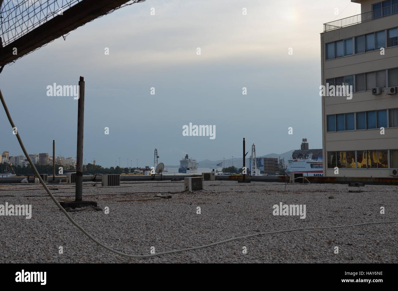 Photos from the tallest building in Athens and once in the Balkans ...