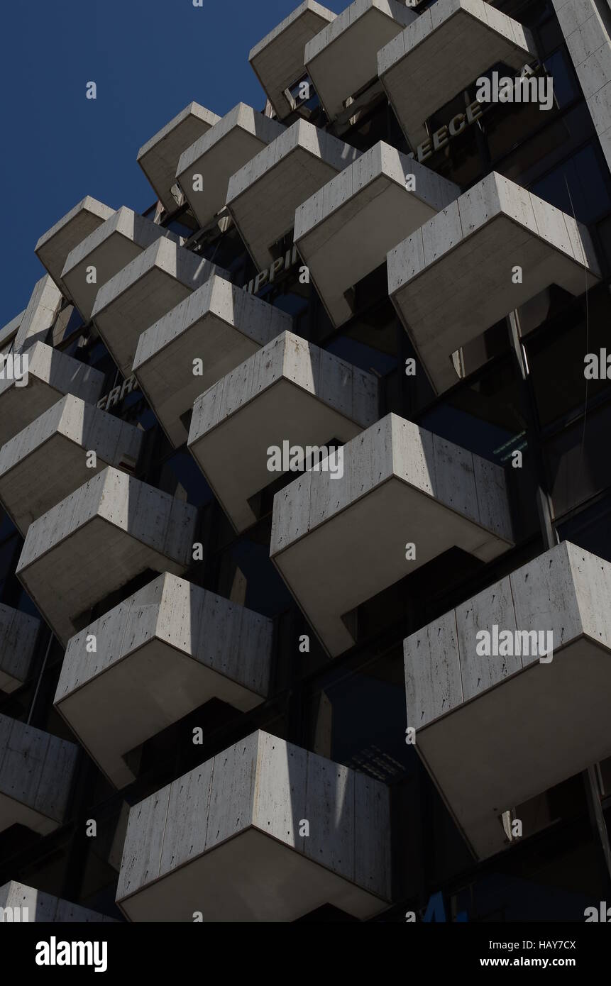Architectural details of building structures in the city Stock Photo ...