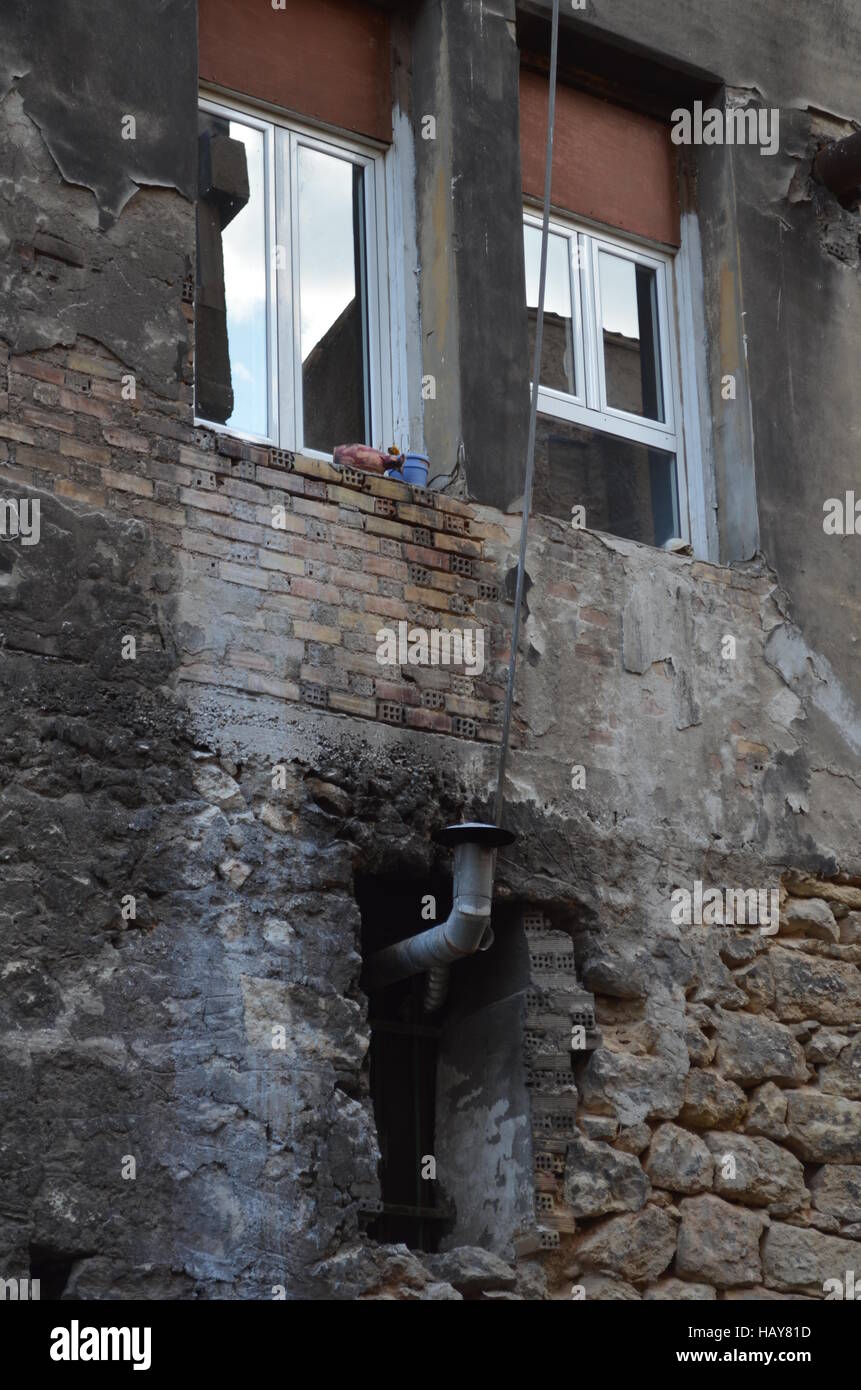 Architectural details of building structures in the city Stock Photo ...