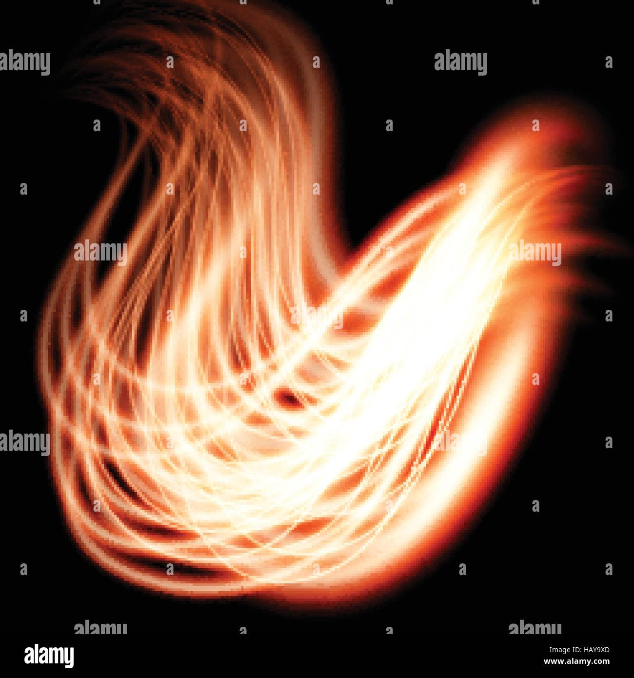 Effect fire Stock Vector Images - Alamy