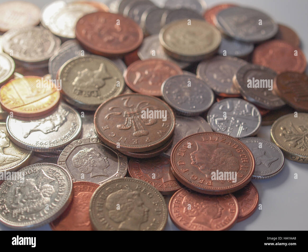 Pound coin pattern hi-res stock photography and images - Alamy