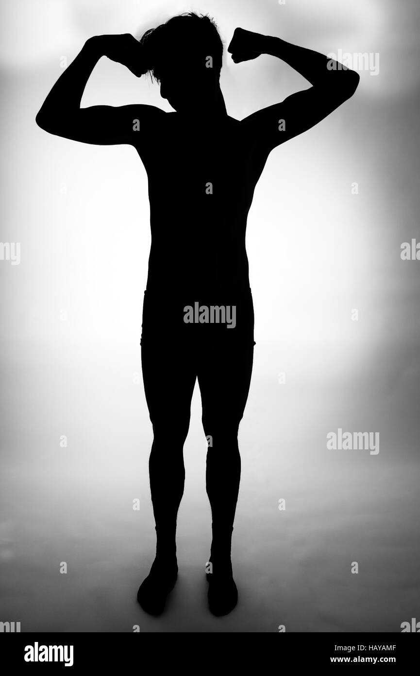 Fitness studio strong man Black and White Stock Photos & Images - Alamy