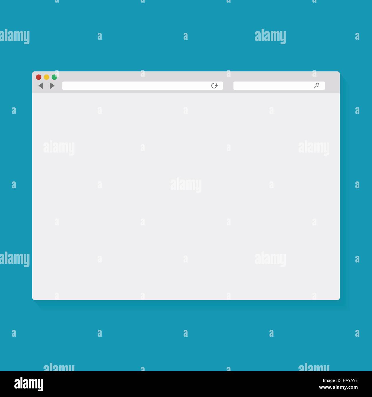 Vector illustration of the browser window Stock Vector Image & Art - Alamy