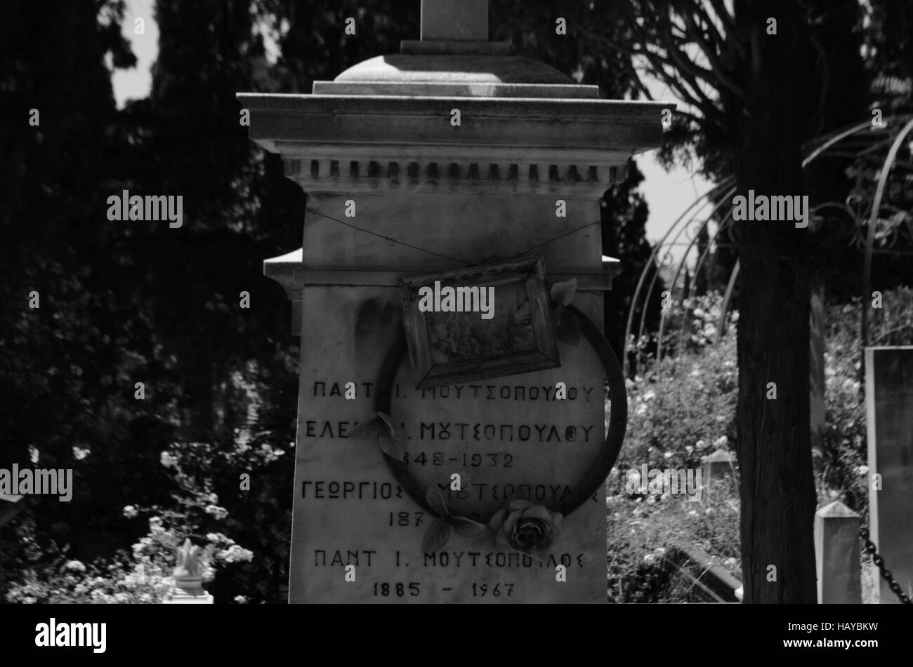 Photographic walk in the cemetery Stock Photo - Alamy