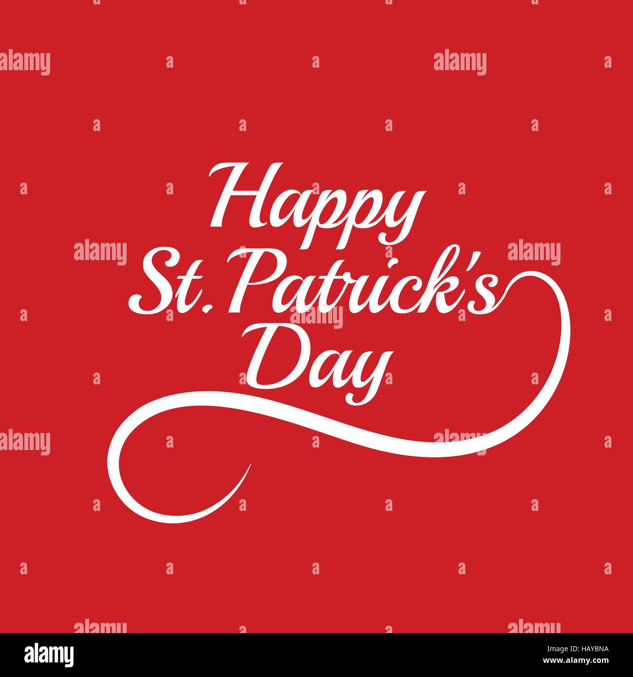 Saint patrick calligraphy Stock Vector Images - Alamy