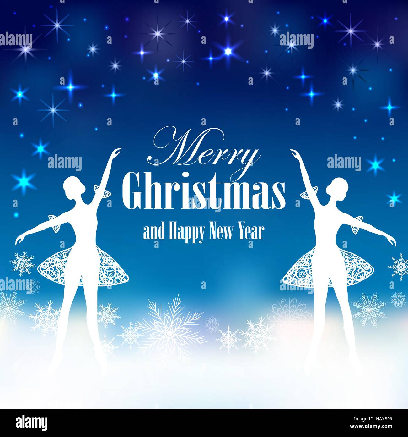 Christmas ballet celebration Stock Vector Images - Alamy