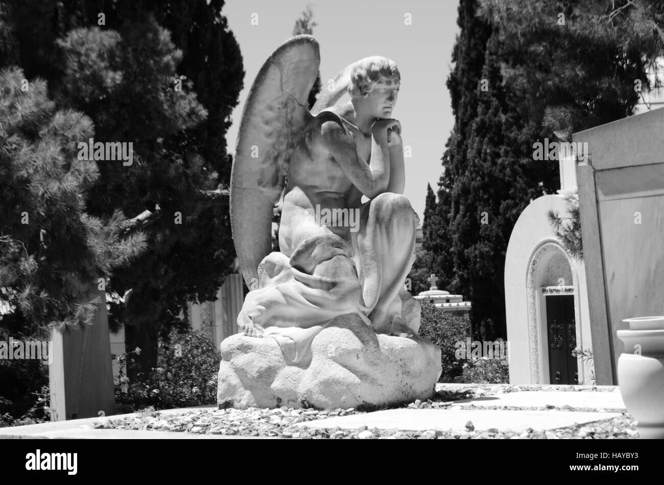 Photographic walk in the cemetery Stock Photo - Alamy