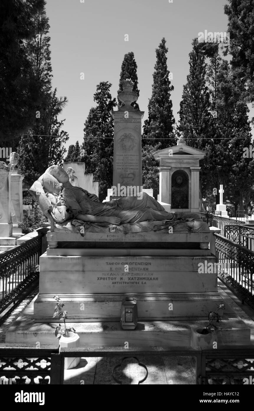 Photographic walk in the cemetery Stock Photo - Alamy