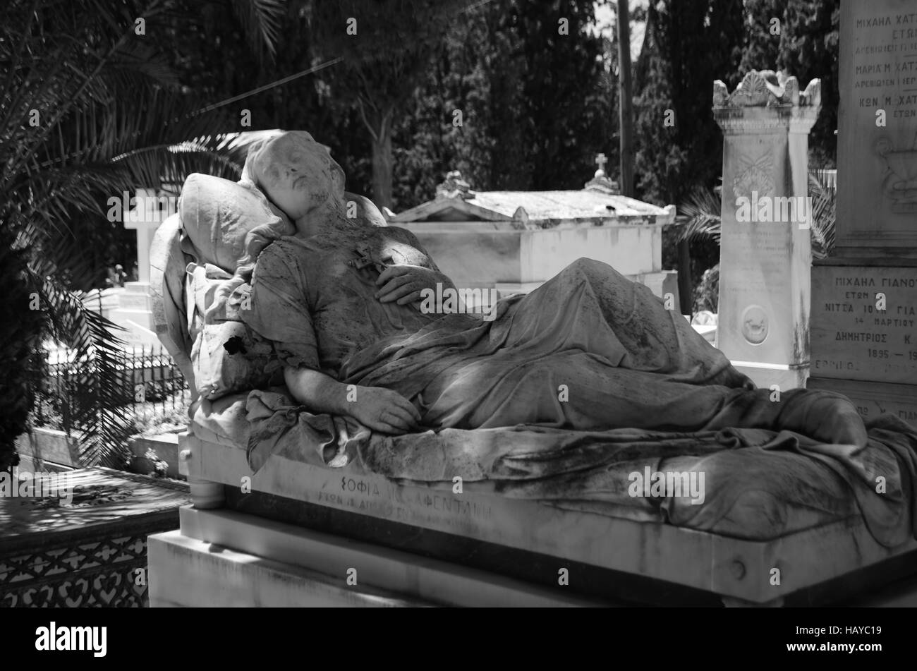 Photographic walk in the cemetery Stock Photo - Alamy