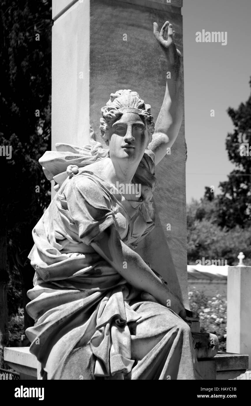 Photographic walk in the cemetery Stock Photo - Alamy