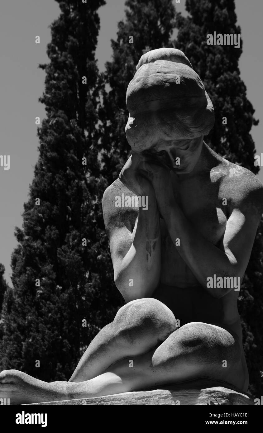 Photographic walk in the cemetery Stock Photo - Alamy