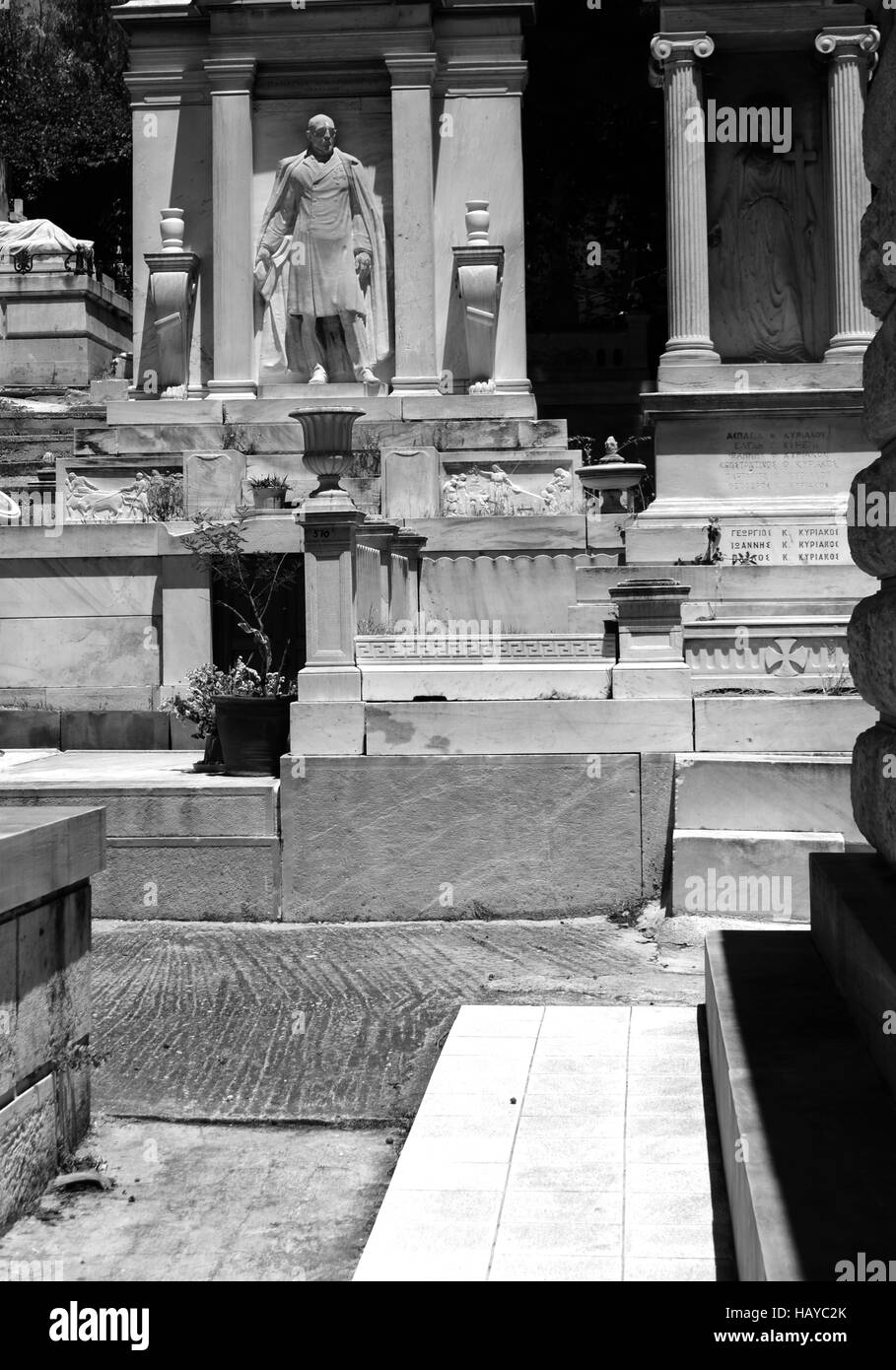 Photographic walk in the cemetery Stock Photo - Alamy