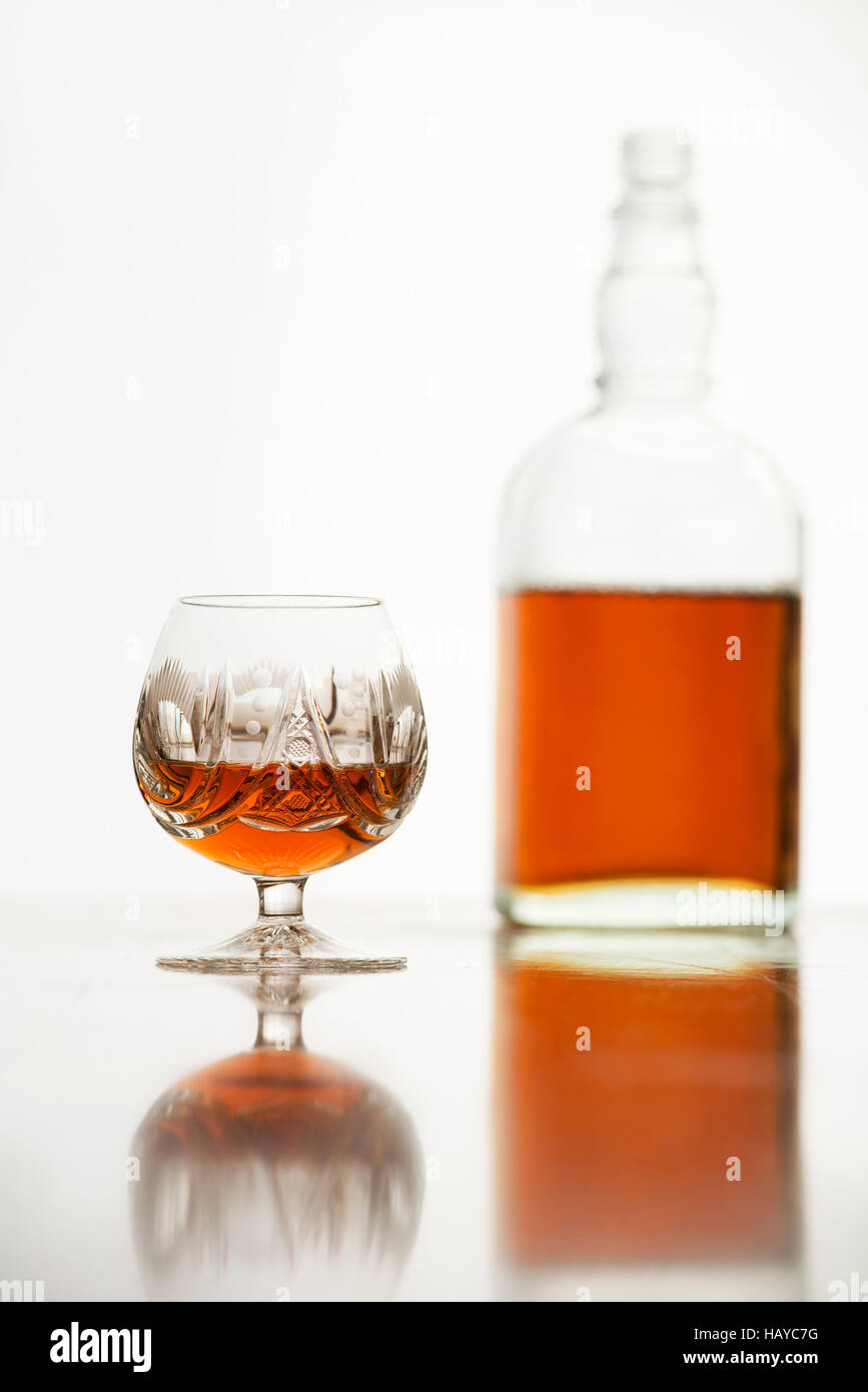 Brandy bottle glass hi-res stock photography and images - Alamy