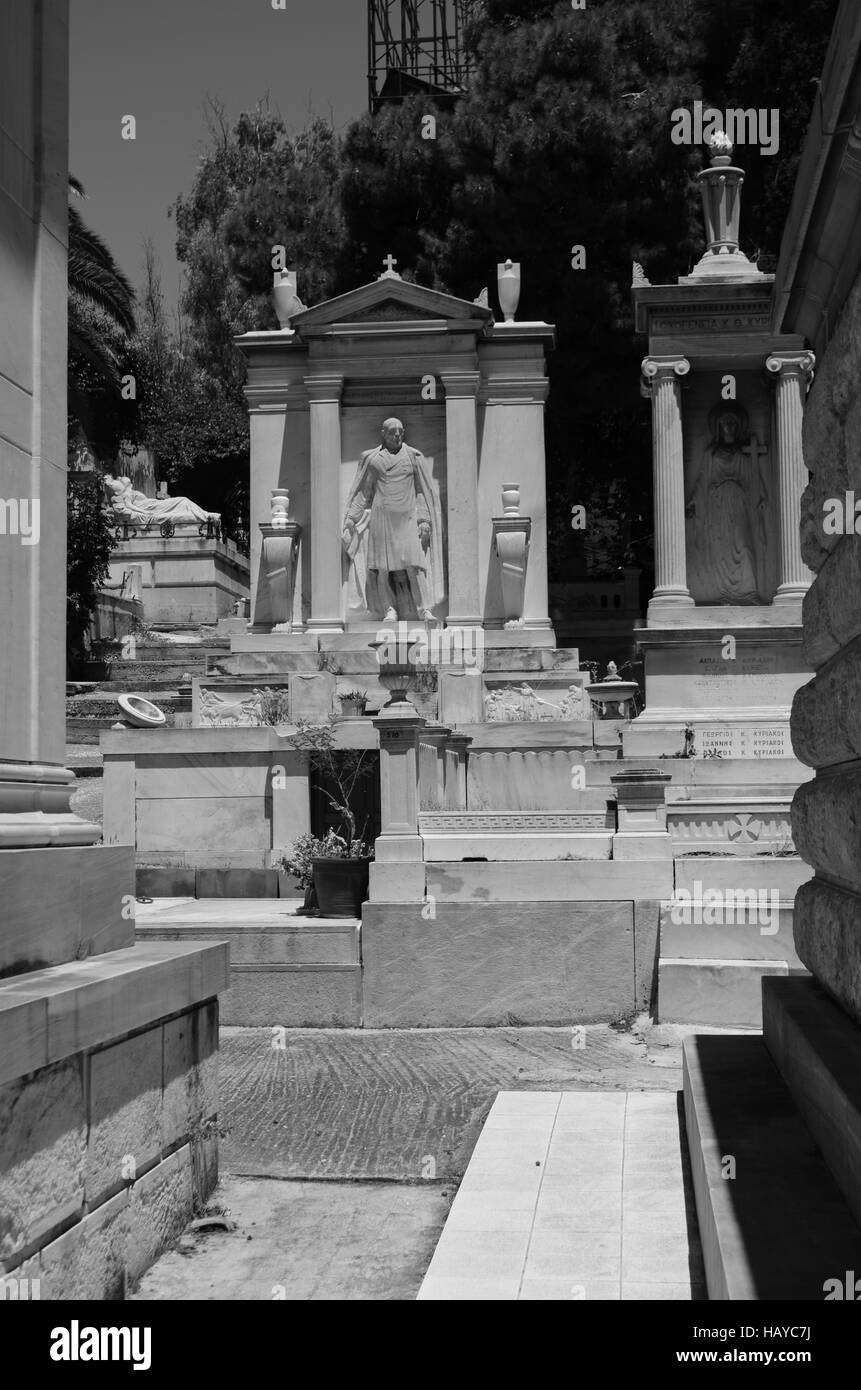 Photographic walk in the cemetery Stock Photo - Alamy