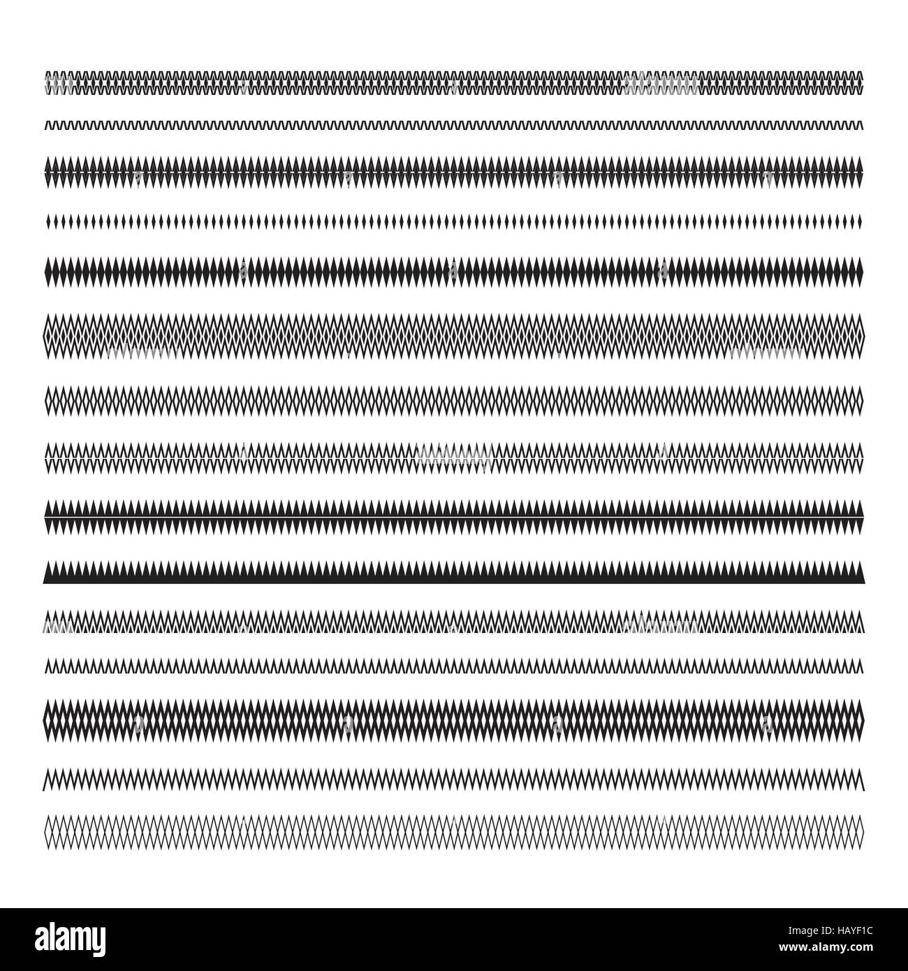 Simple sharp lines dividers and design elements Stock Vector Image ...