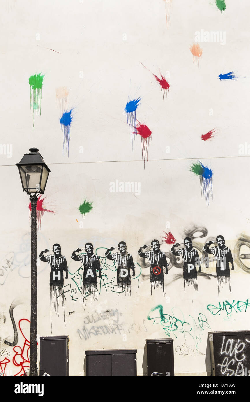 anti hadopi graffito Stock Photo - Alamy